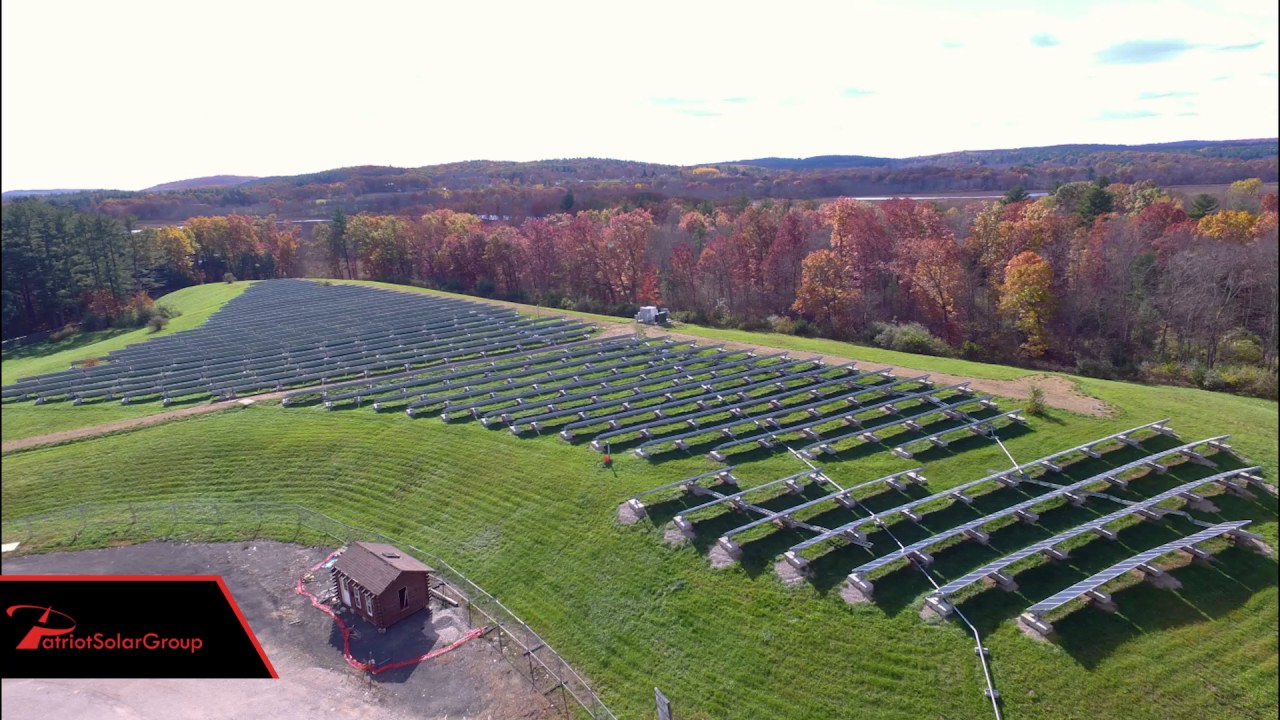 Patriot Solar Group - Washington Gas Landfill - Brookfield, MA - YouTube