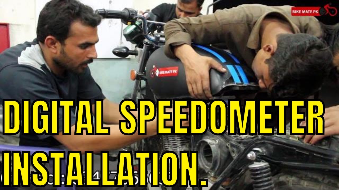 Installing Digital Speedometer for all Motorcycles | Bike Mate PK - YouTube
