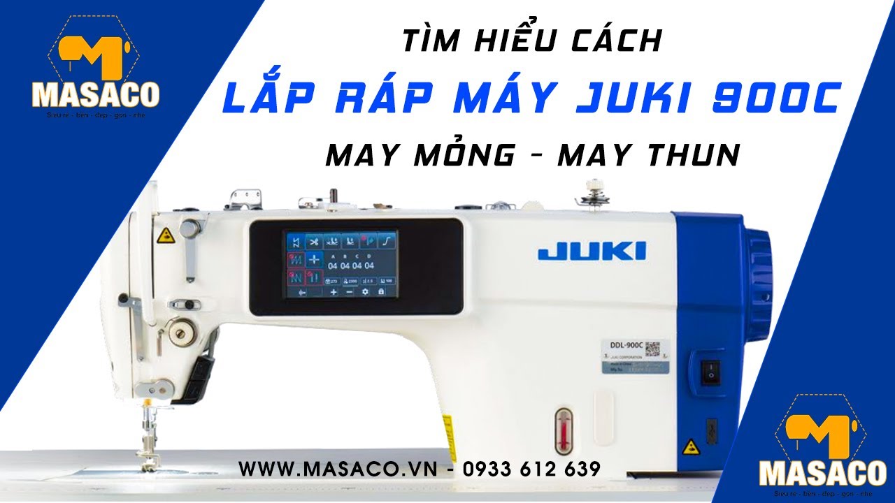 Cách Lắp Ráp - May Mỏng - May Thun Trên Máy May 1 Kim Điện Tử Juki ...