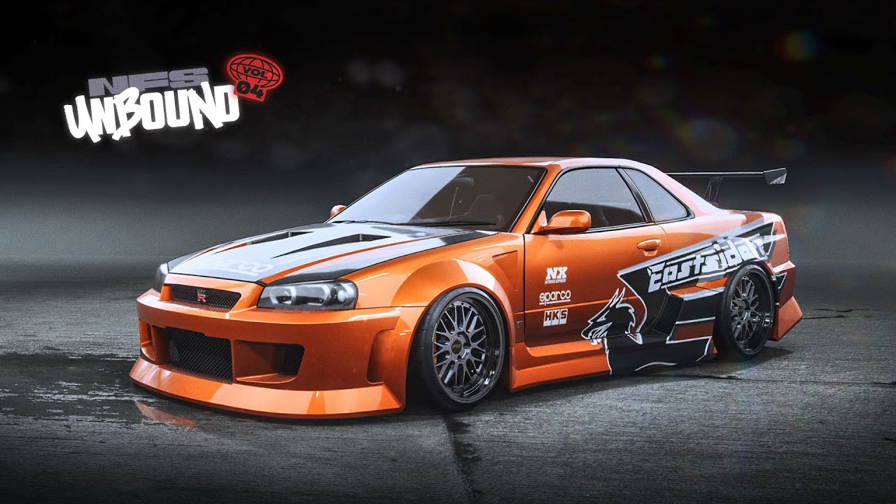 NFS Unbound - Nissan Skyline GT-R V-spec, 1999 ''Epic Customs'' (Vol.4 Custom Pack) - YouTube