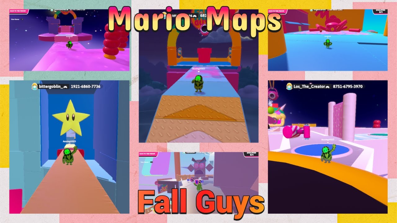 Mario Themed Maps | Fall Guys - YouTube