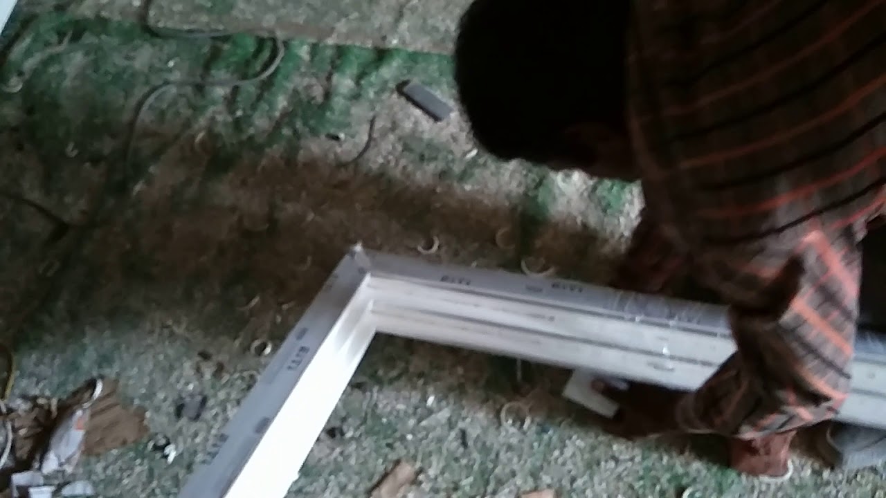 Insulation of uPVC Door/Window frame - YouTube