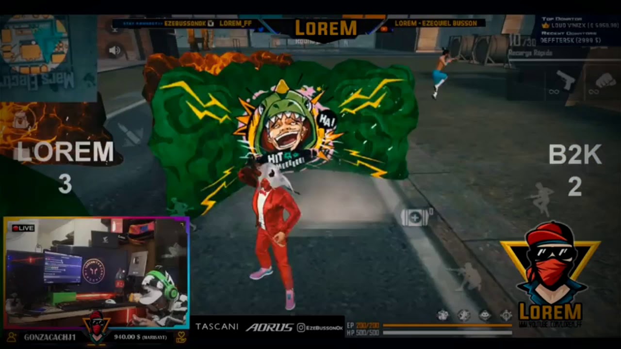 Lorem vs b2k ||clash squad || free fire [[Part-:1]] - YouTube