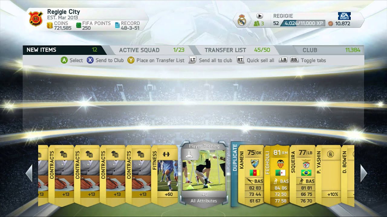 Fifa 14 UT packs - YouTube