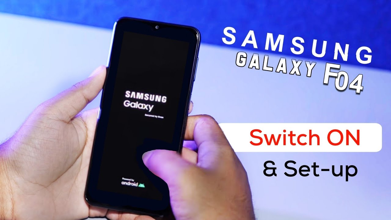 How to Start & Setup Samsung Galaxy F04 | Samsung Galaxy F04 New Mobile ...