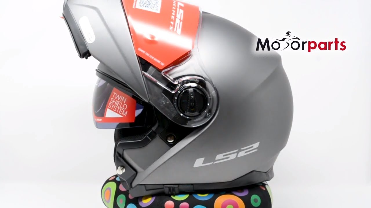 LS2 FF325 Strobe Titanium Matt - YouTube