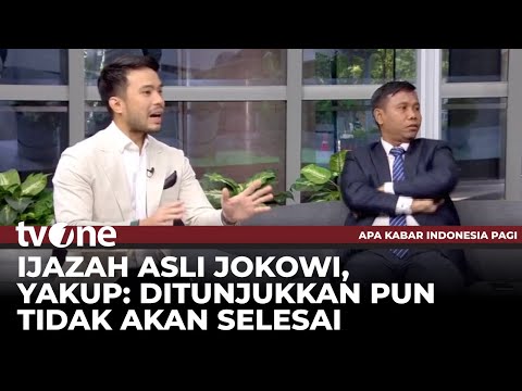 Kuasa Hukum: Tidak Ada Kewajiban Jokowi Untuk Tunjukkan Ijazah | AKIP tvOne