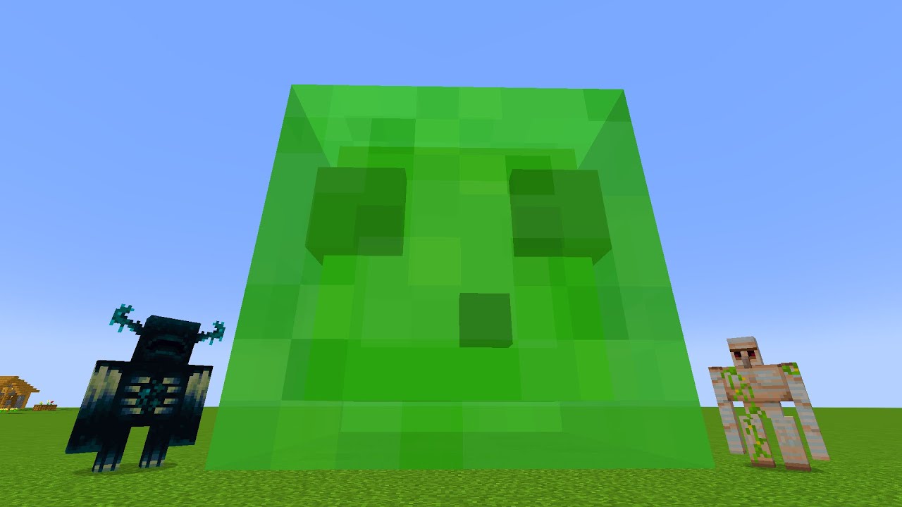 1000 block tall slime - YouTube
