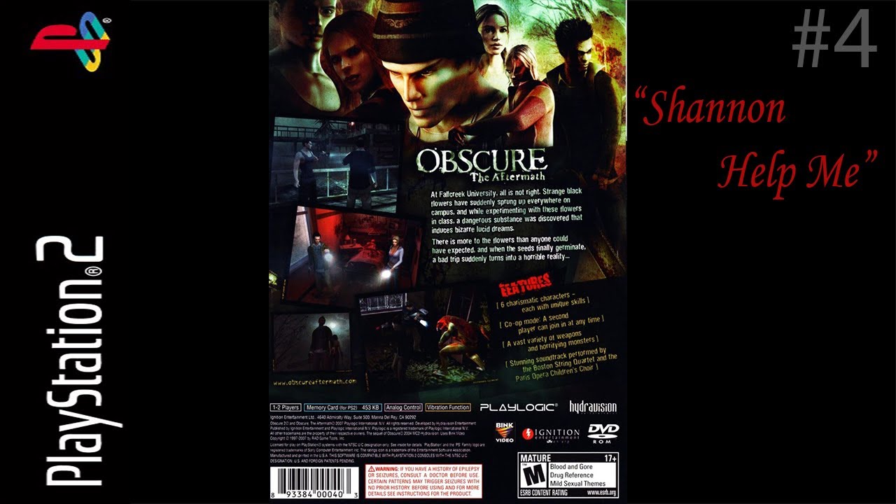 OBSCURE: The Aftermath | EP-04 | "Help Me Shannon "| PS2 Emulator ...