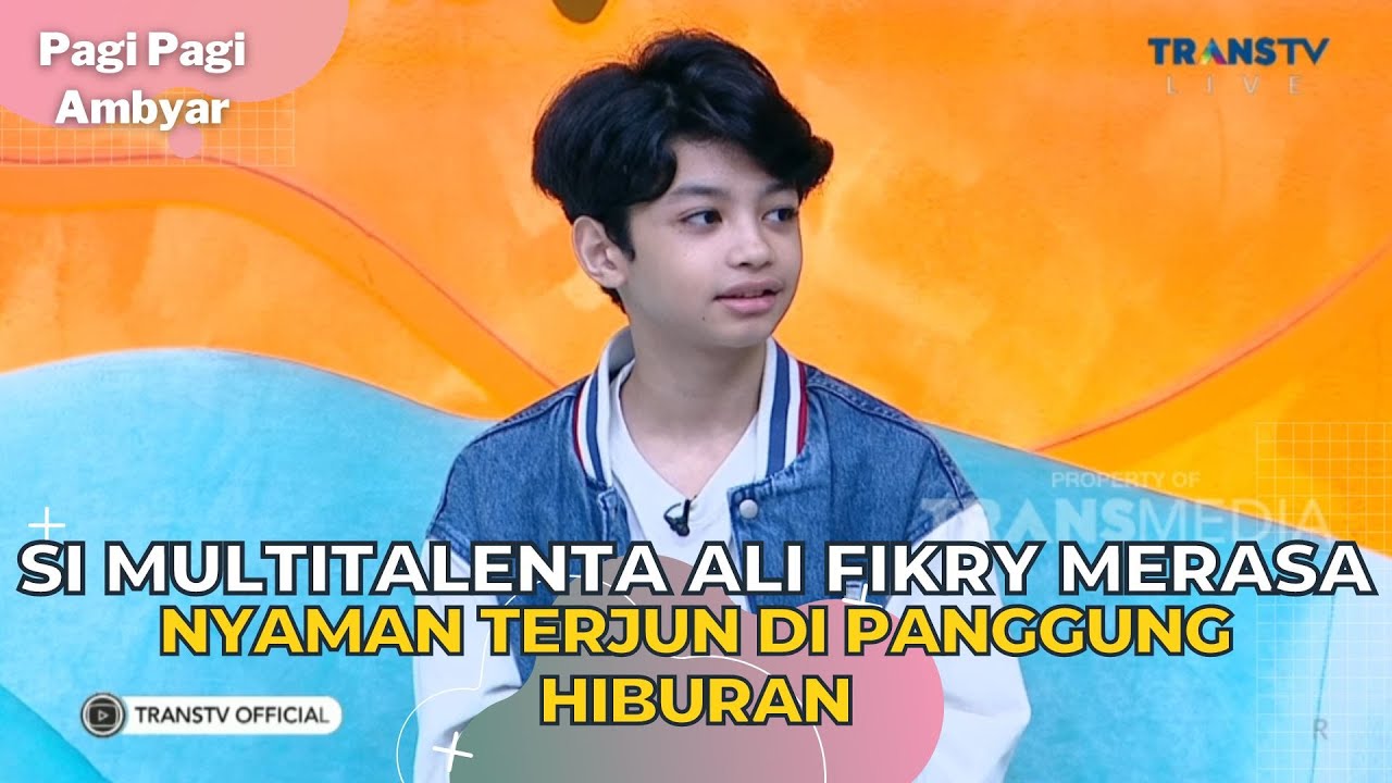 Si Multitalenta ALI FIKRY Merasa Nyaman Terjun di Panggung Hiburan ...