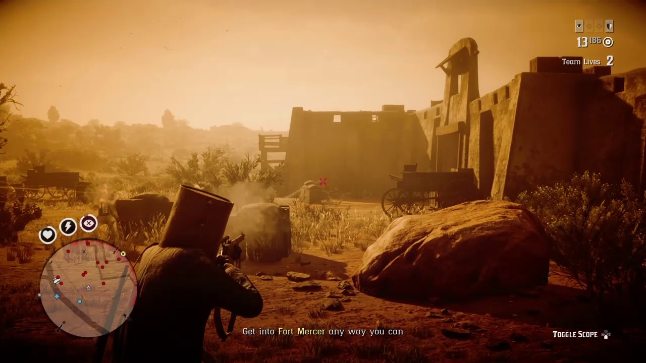 RDR2 Online - Maxim Gun kills in story mission Kill Them, Each and ...