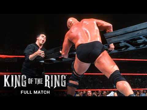 FULL MATCH- Steve Austin vs. Mr. McMahon & Shane McMahon – Ladder Match: WWE King of the Ring 1999