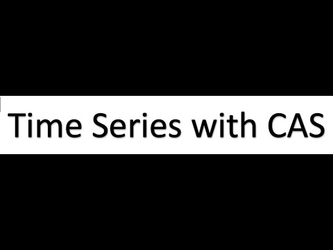 Time Series using CAS - YouTube