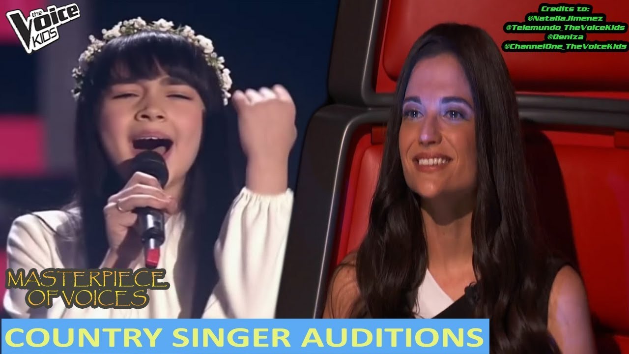 BEST COUNTRY SINGERS IN THE VOICE KIDS - YouTube