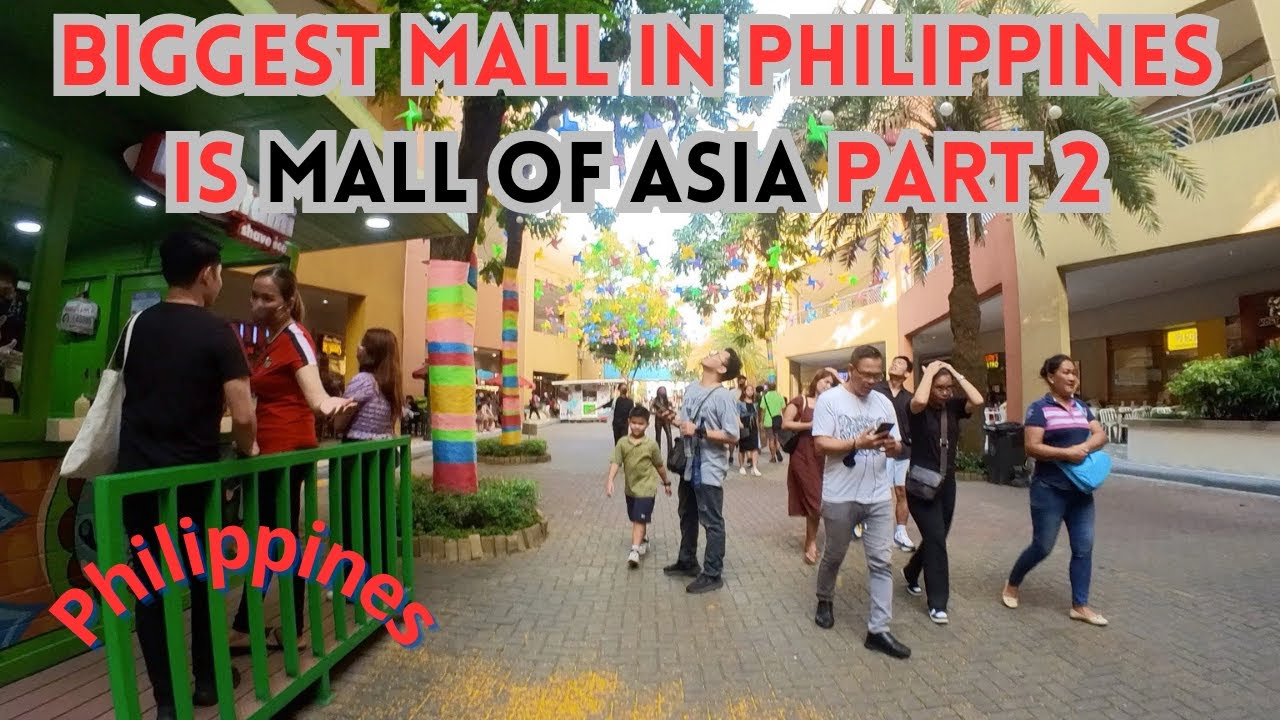 Mall of Asia. The biggest mall in Philippines is in Manila Philippines ...