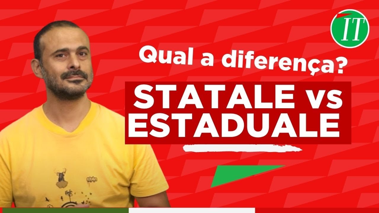 Statale vs Estaduale: Diferenças | ITALICA - YouTube