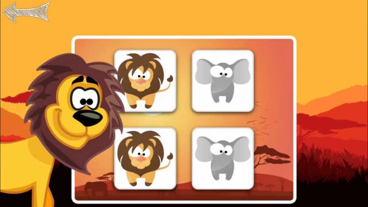 Memory Wild Animals Cartoon App Store Preview - YouTube