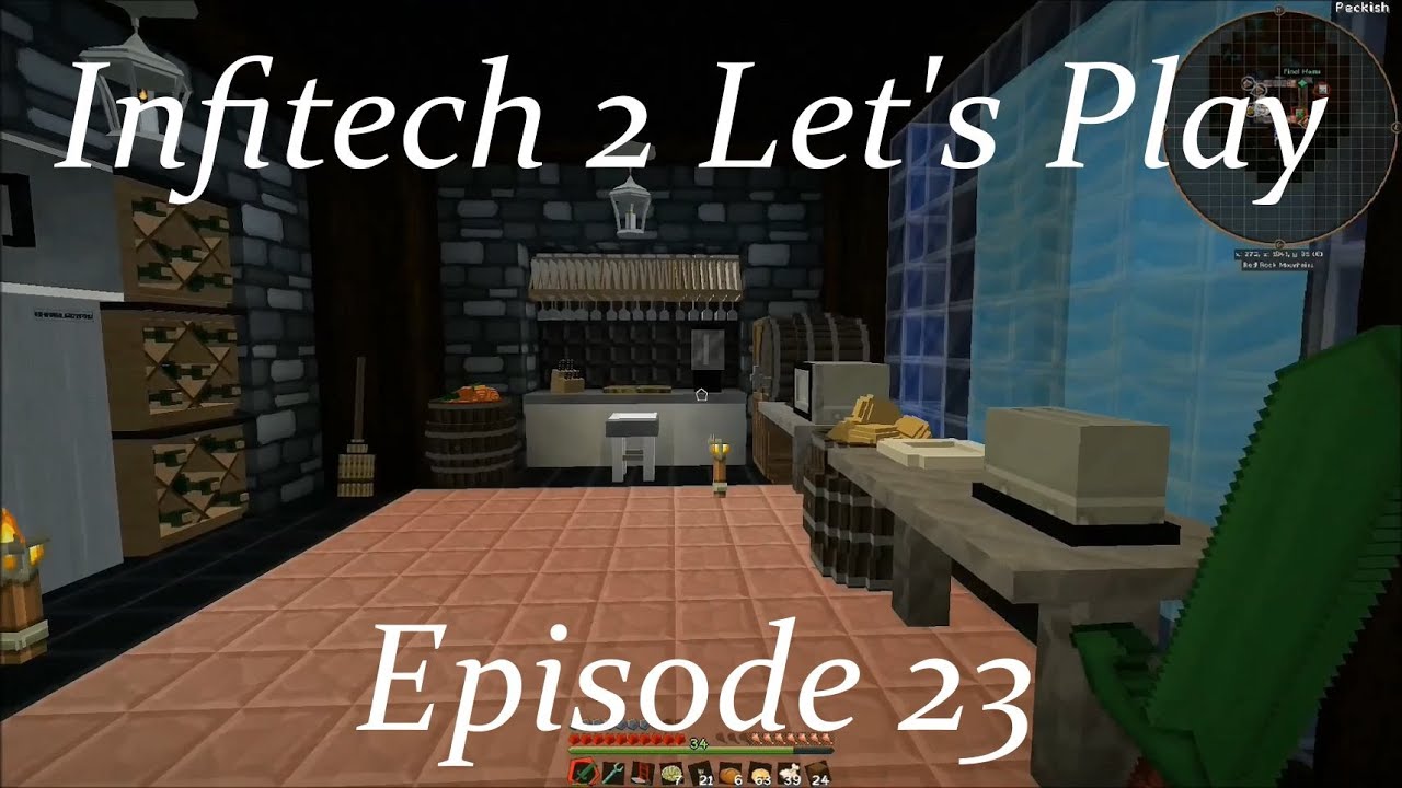 Minecraft Infitech 2 Lp Ep 23: Kitchen Crafting - YouTube
