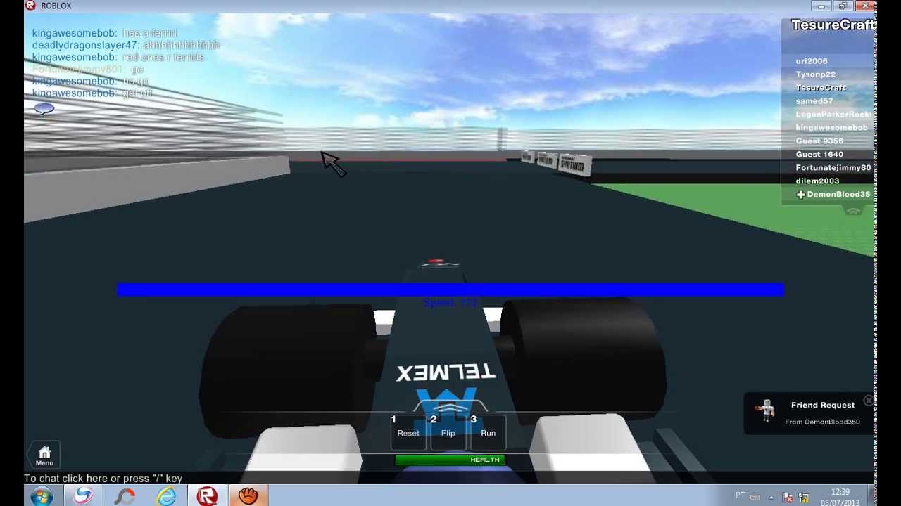Roblox f1 Formula 1 2013 Demonstração - YouTube