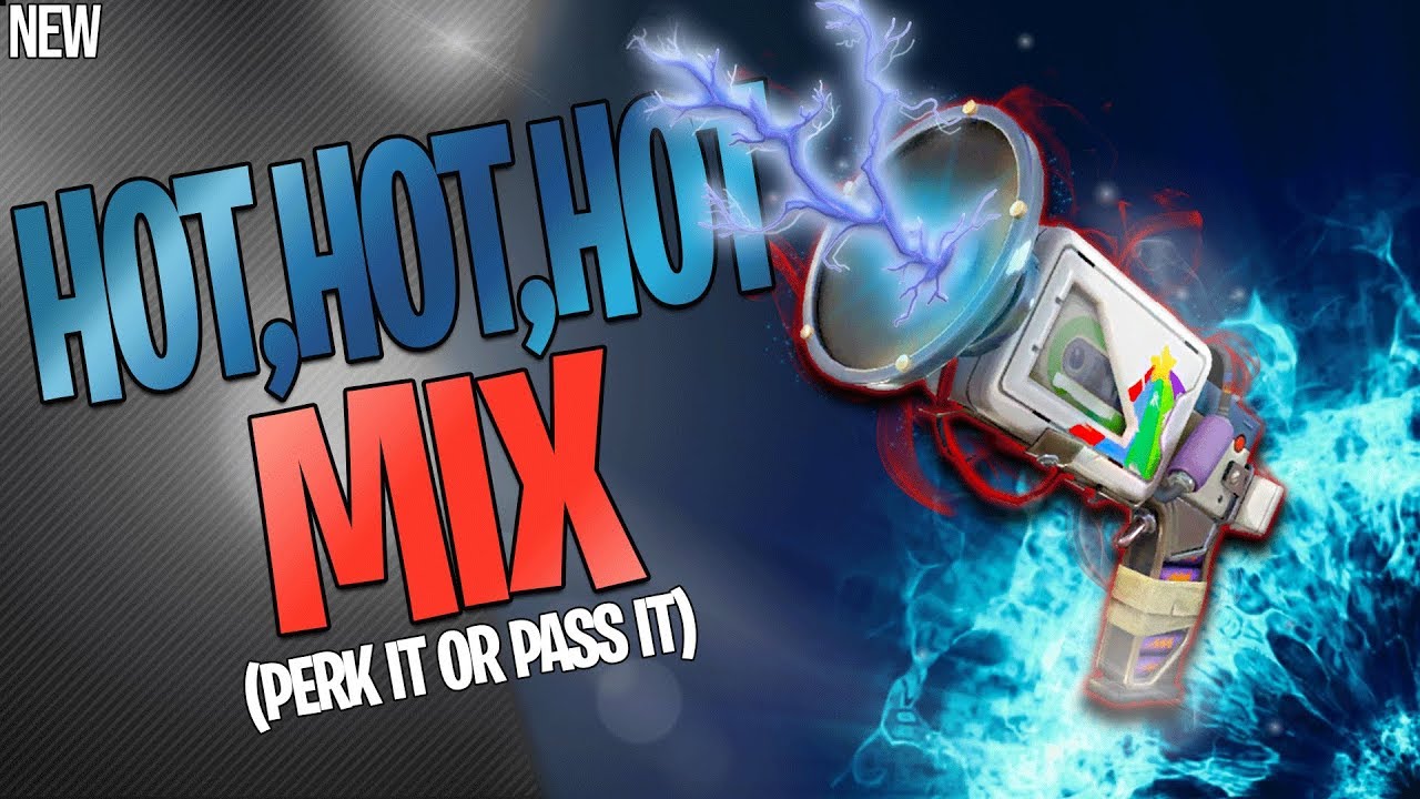 FORTNITE | HOT MIX *NEW BOOMBOX* PISTOL| FULL REVIEW | IT HITS SO ...