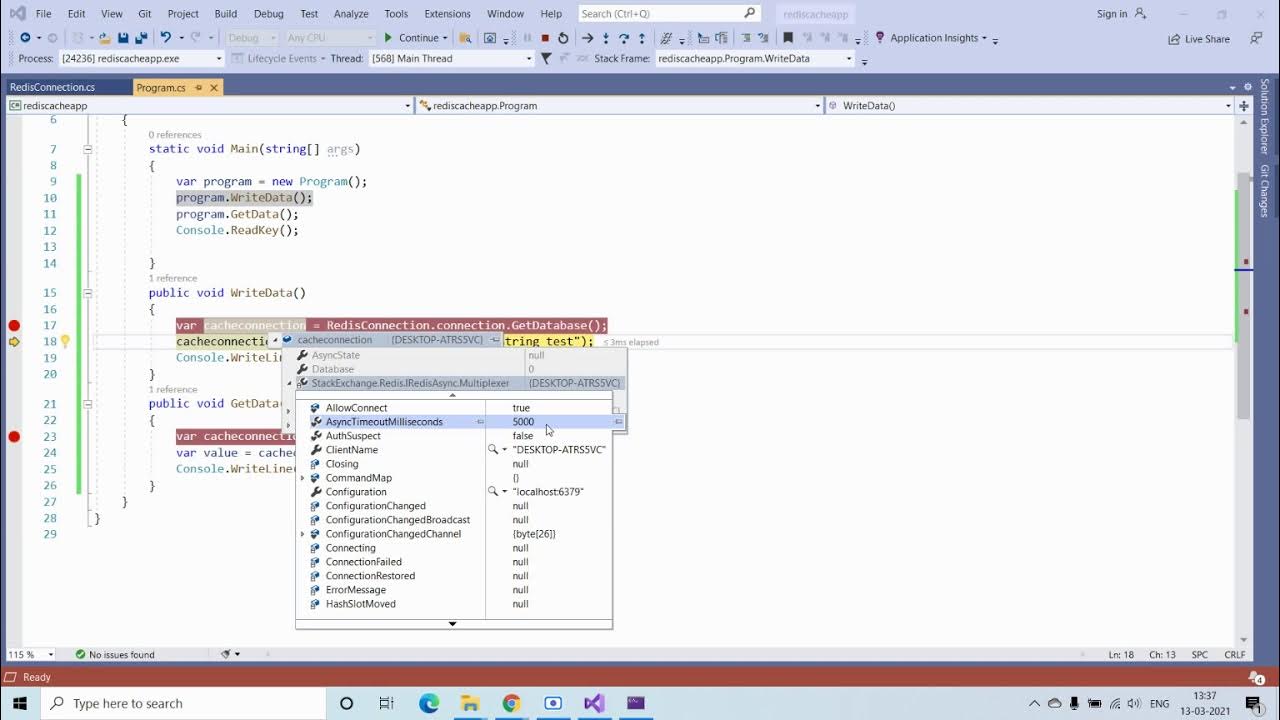 Using REDIS Cache with C# Part 3 - YouTube