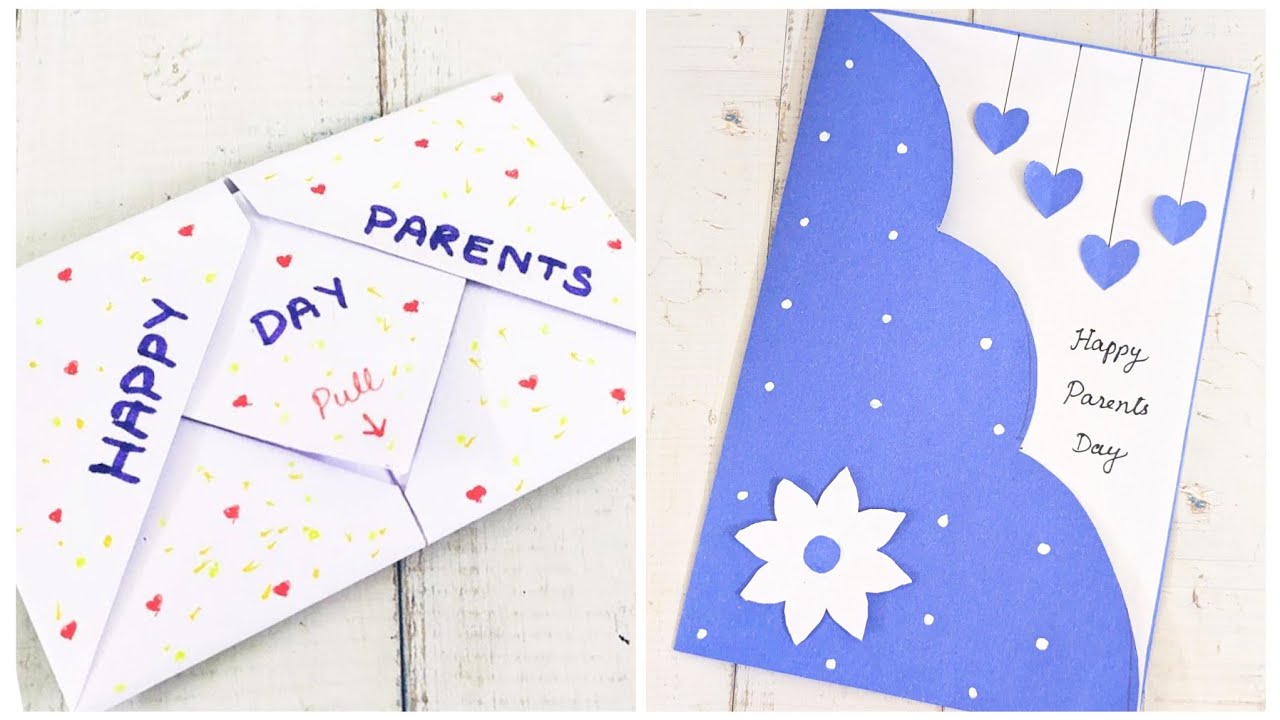 2 Easy Parents Day Card Ideas 💡 | DIY Cards for Mom & Dad 💌 | Handmade ...