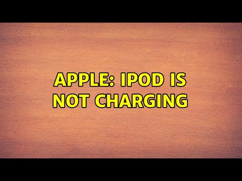 Apple: iPod is not Charging - YouTube