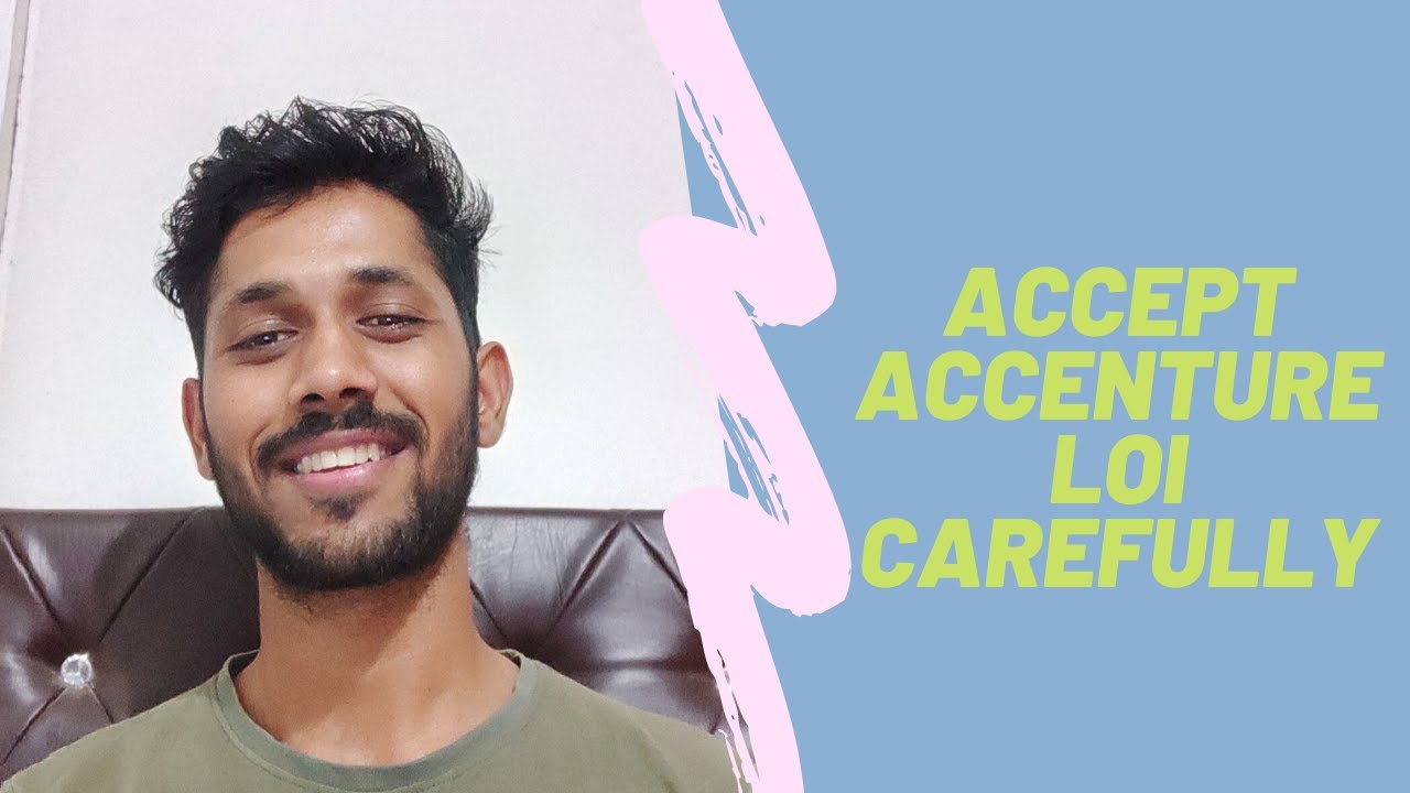 How to accept accenture LOI | letter of intent | accenture offer - YouTube