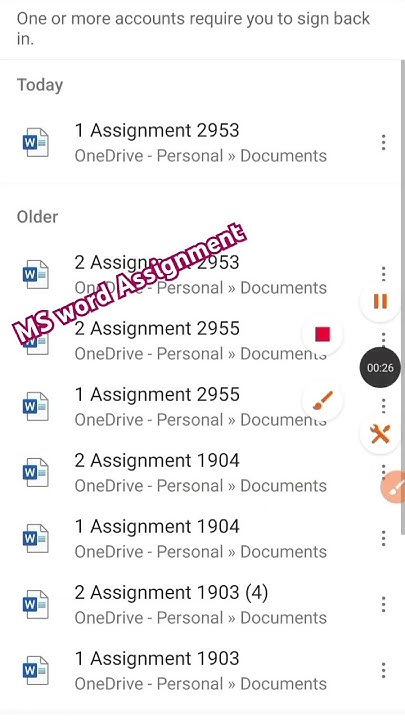 how to make assignments in MS word college assignment allama Iqbal open university shorts videos ...