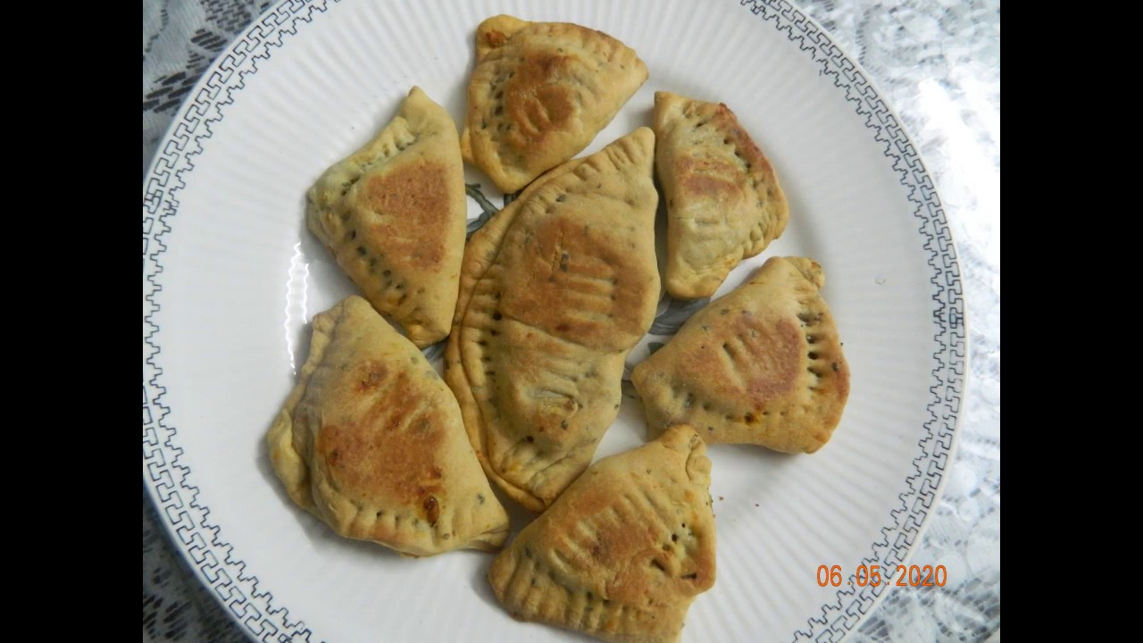 Stuffed potato pockets - YouTube