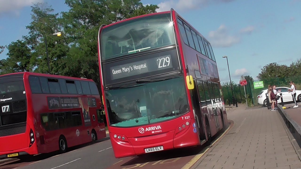 229 Full London Bus Route: Thamesmead - Queen Mary's Hospital Arriva ...