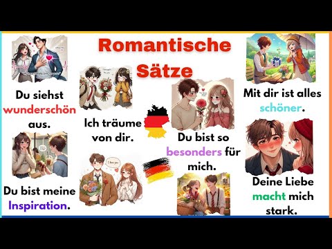Improve your german : 50 Romantic Phrases for Beginners | A1-B1