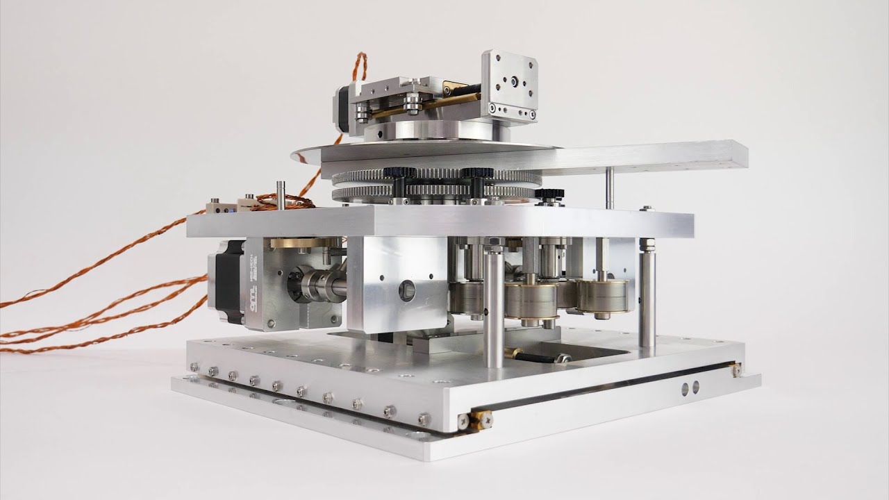 Arun Microelectronics Ltd - Custom 4-axis UHV Mechanism - YouTube