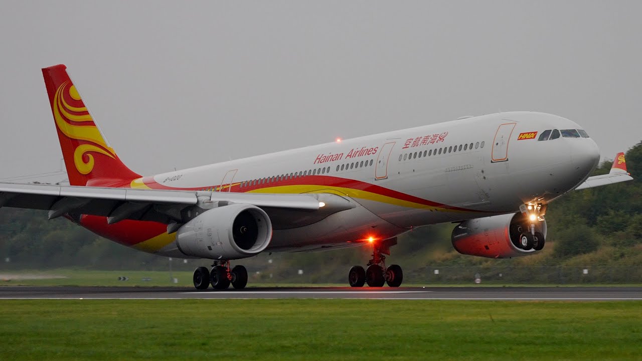 15 Smooth Landings in 12 Minutes at Manchester Airport - YouTube