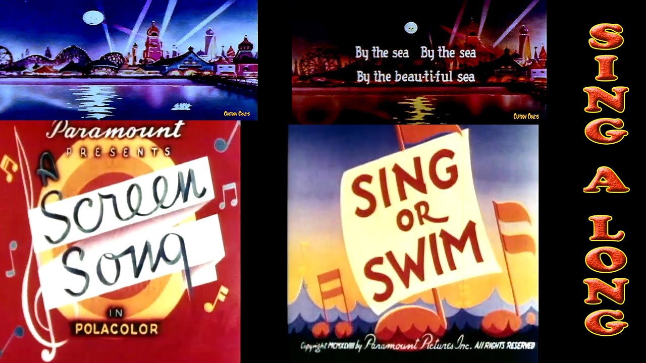 New HD Restoration Sing or Swim Famous Studios Screen Song Cartoon By ...