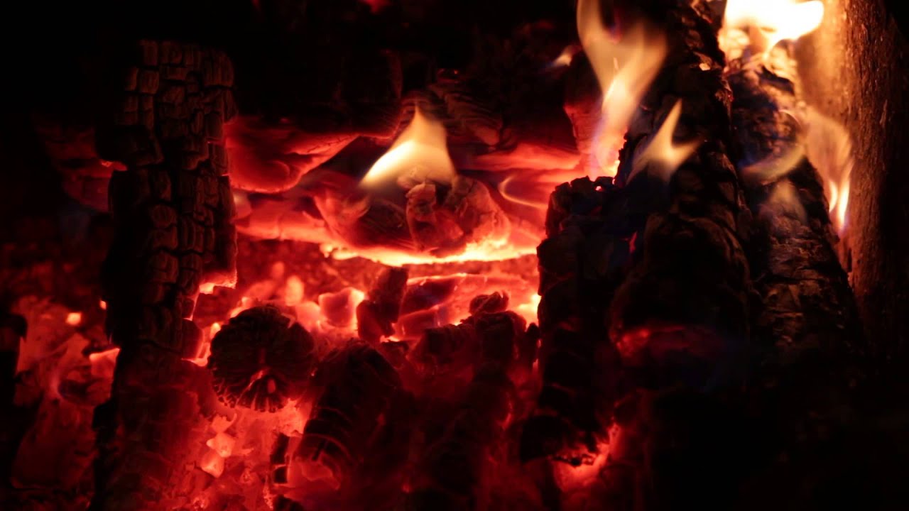 fire and the smoldering coals - YouTube