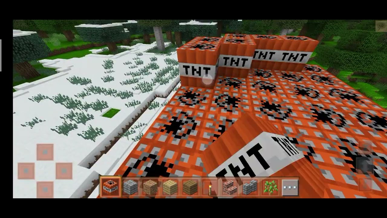 Exploding 1,000 TNT in Minecraft 😝 creative world - YouTube