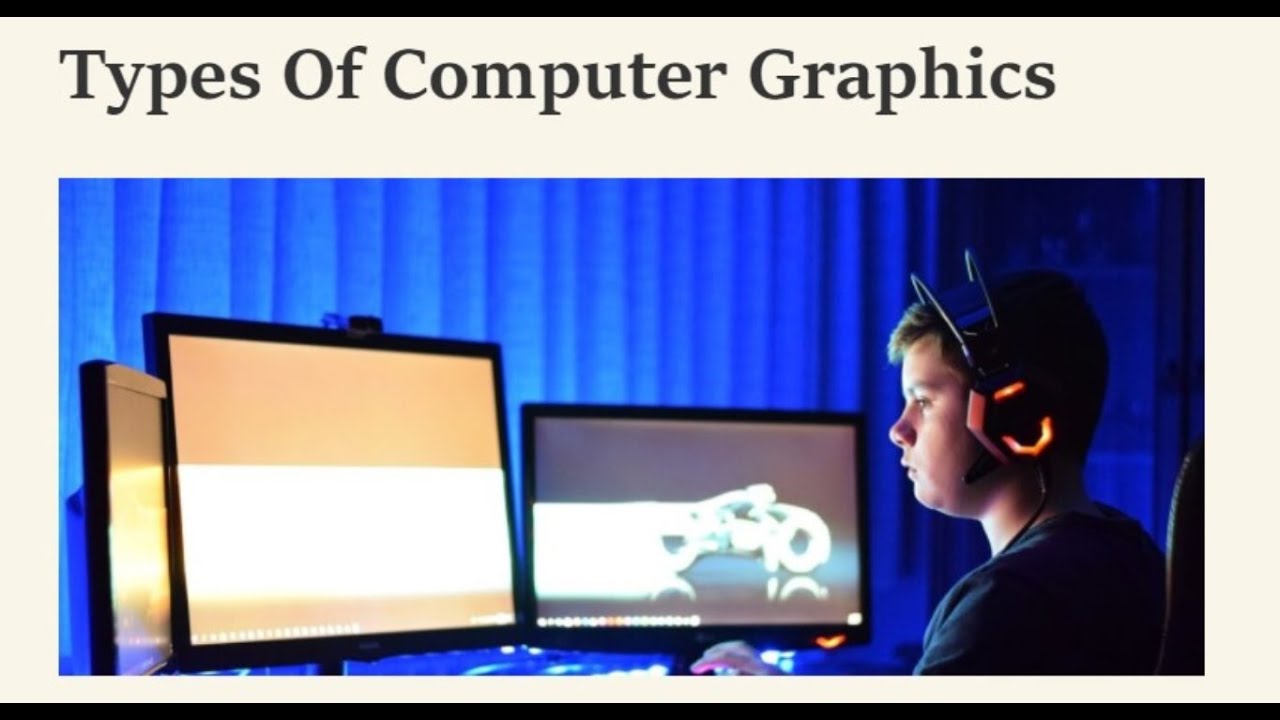 Types Of Computer Graphics 🎴 - Youtube