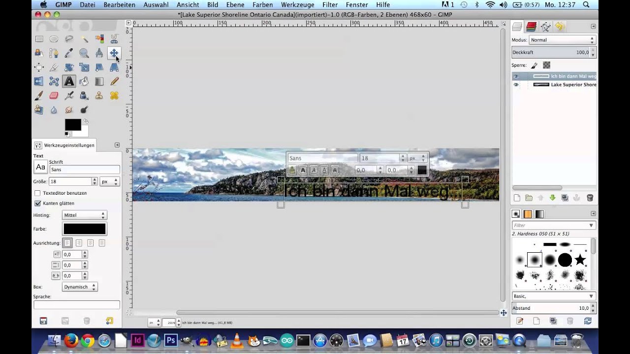 Tutorial: Animation mit GIMP 2.8.4 erstellen - YouTube