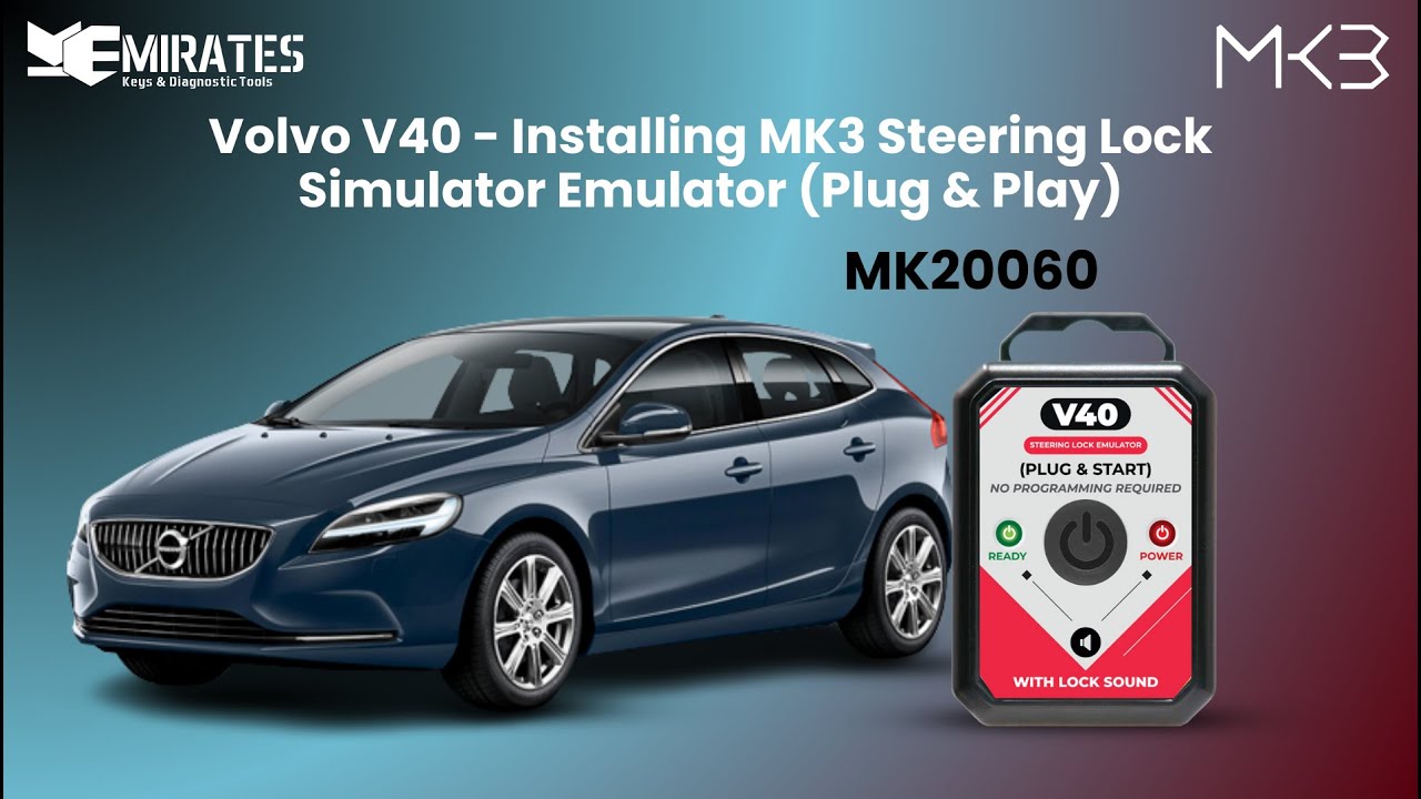 Volvo V40 - Installing MK3 Steering Lock Simulator Emulator (Plug ...