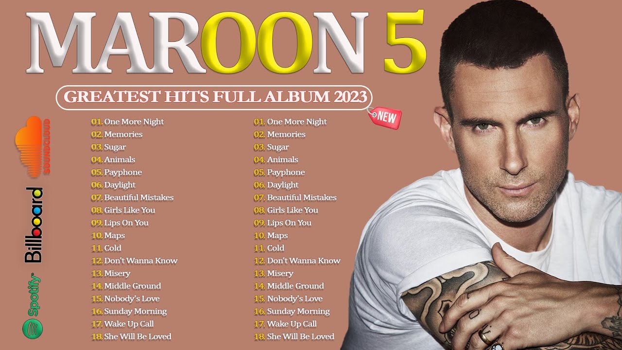 The Best Of Maroon 5- Maroon 5 Greatest Hits Full Album 2023 - YouTube