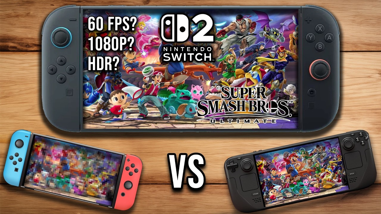 Super Smash Bros. Ultimate on SWITCH 2 is GREAT + Switch 1 & Steam Deck ...