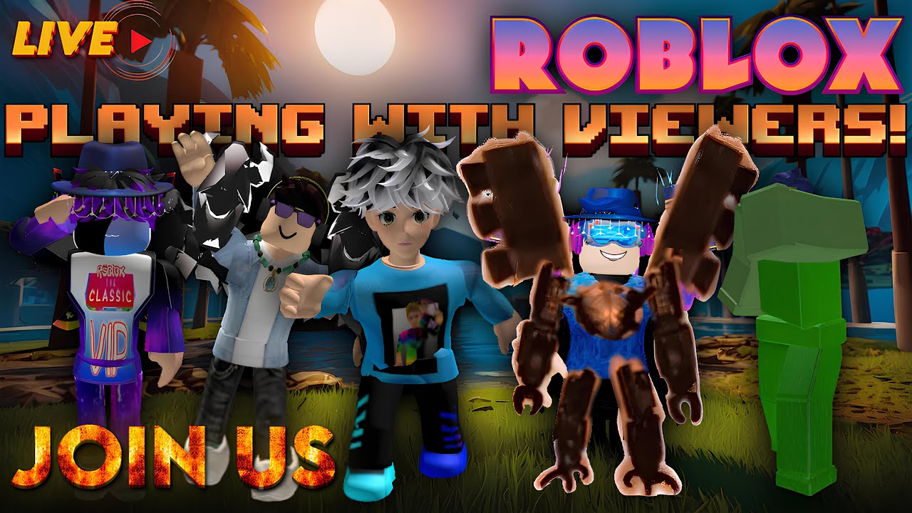 🔴ROBLOX LIVE | PLAYING WITH VIEWERS😍 | JOIN US🤞 | DPG SQUAD👋 | DITTO PC ...