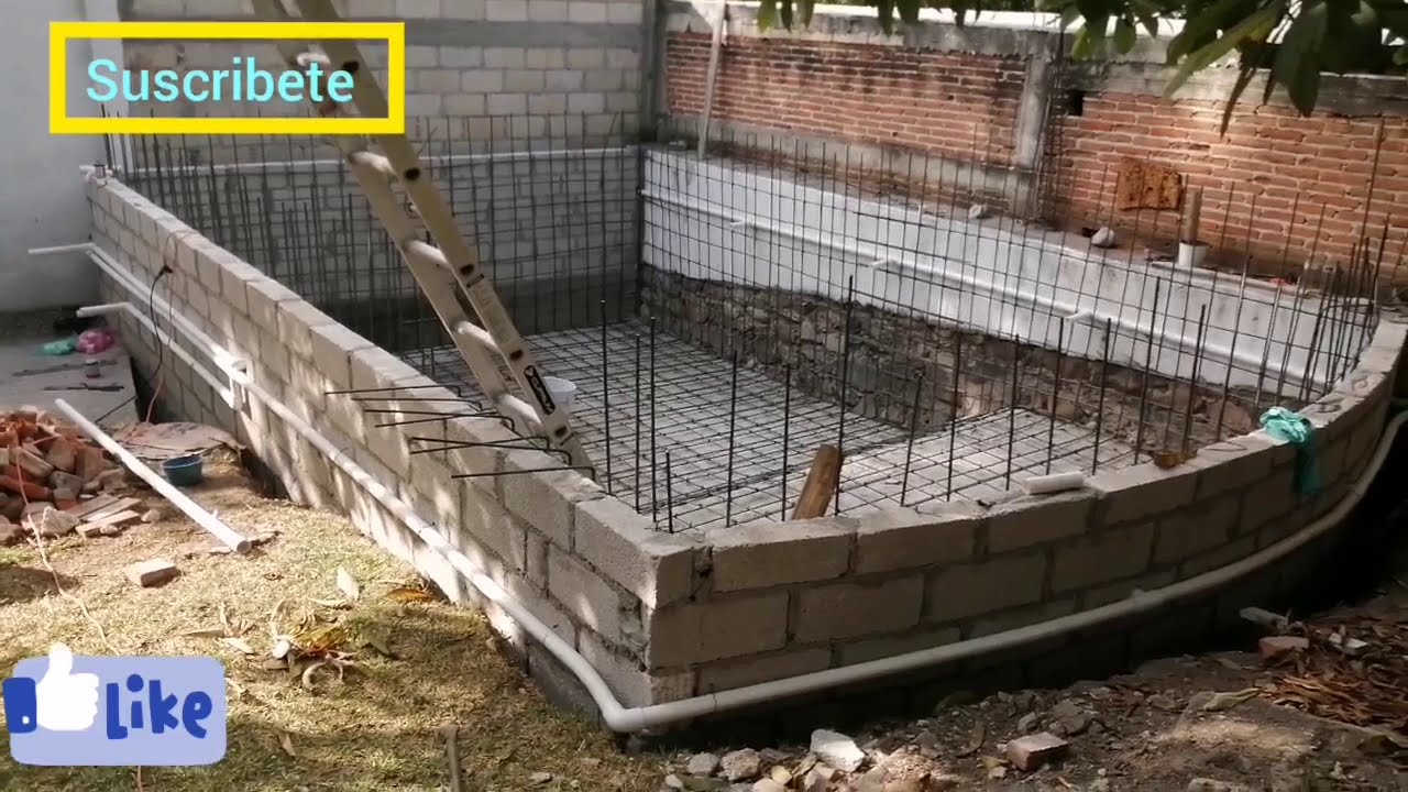 Instalacion de tubería para alberca//paso a paso - YouTube