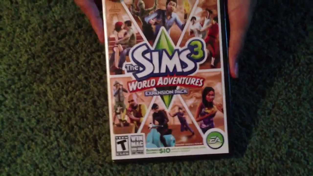 The Sims 3 World Adventures Unboxing - YouTube
