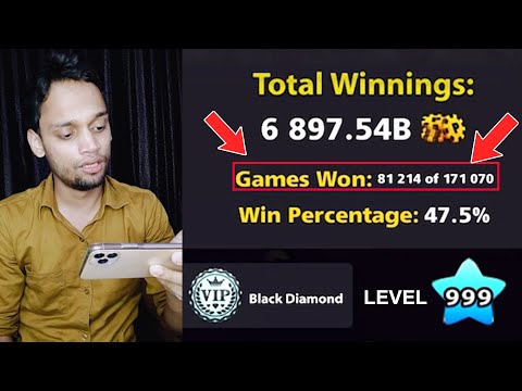 LEVEL 999 LEGEND PLAYER IN 8 BALL POOL WHO HAS PLAYED 171,000 MATCHES 😱