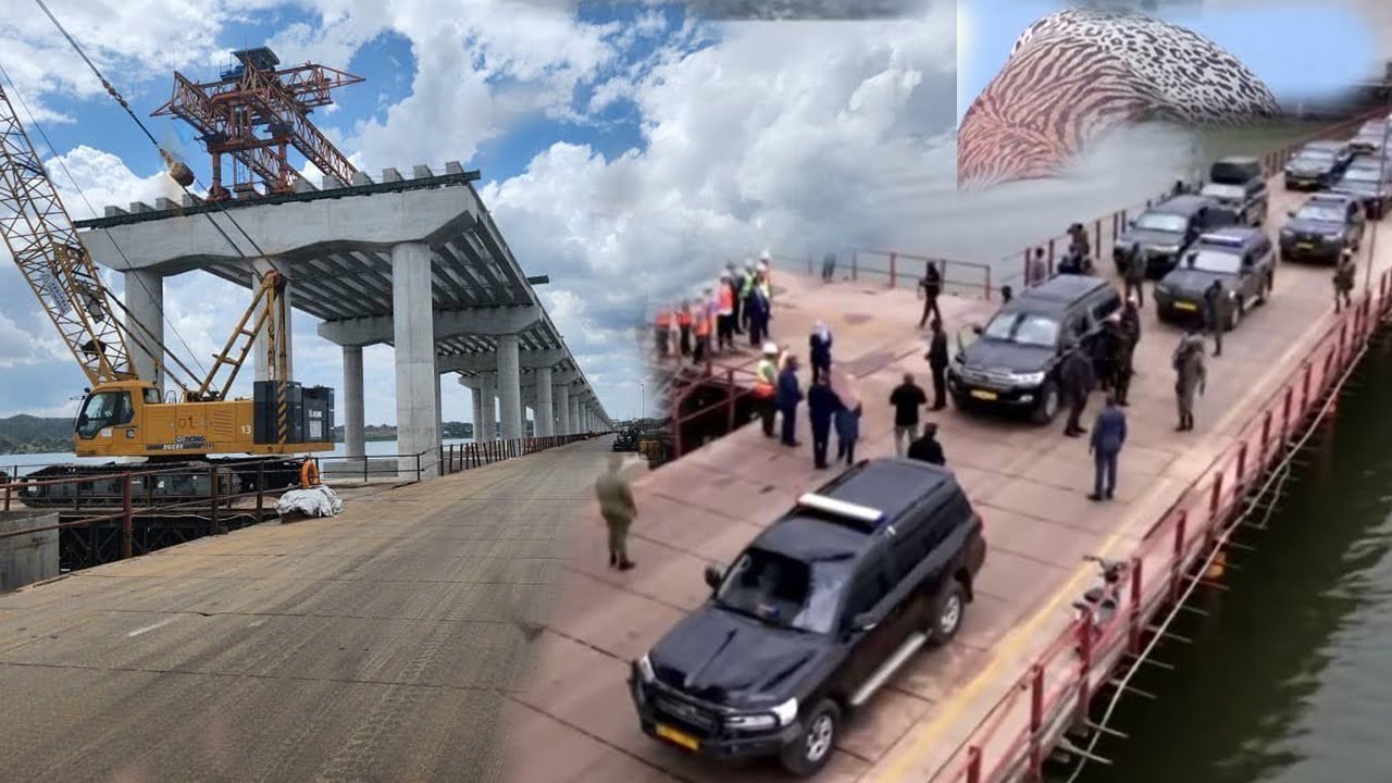 VIDEO: MSAFARA WA RAIS SAMIA UKIKAGUA DARAJA LA MAGUFULI KIGONGO BUSISI ...