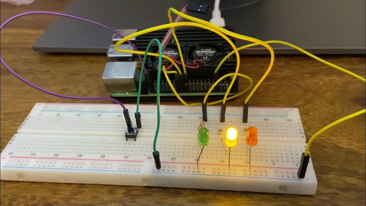 Traffic Lights Simple Led Control Using Python Youtube