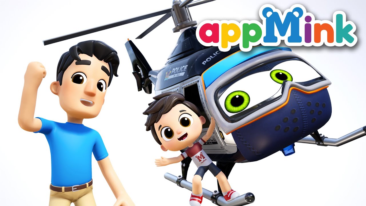 Police Helicopter | Police Car Chase | Carrier Truck, Fire Truck ...