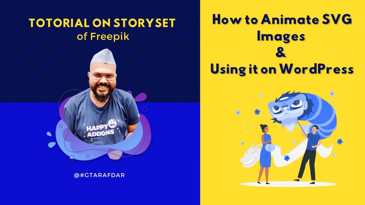 How to Animate SVG Images & Using directly on WordPress | Tutorial on ...